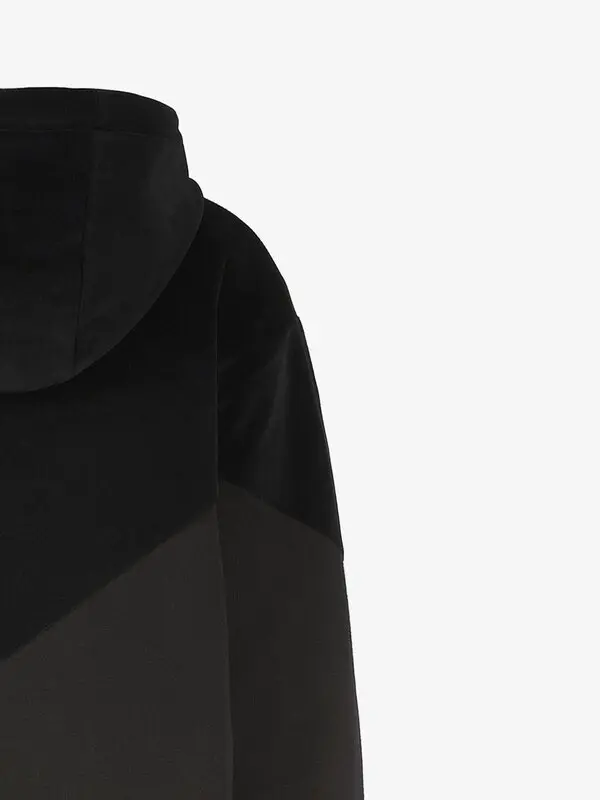 Givenchy Panelled Zip Front Hoodie