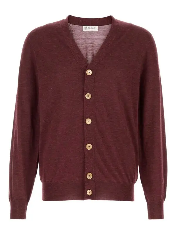 Brunello Cucinelli V-neck Knitted Cardigan - No