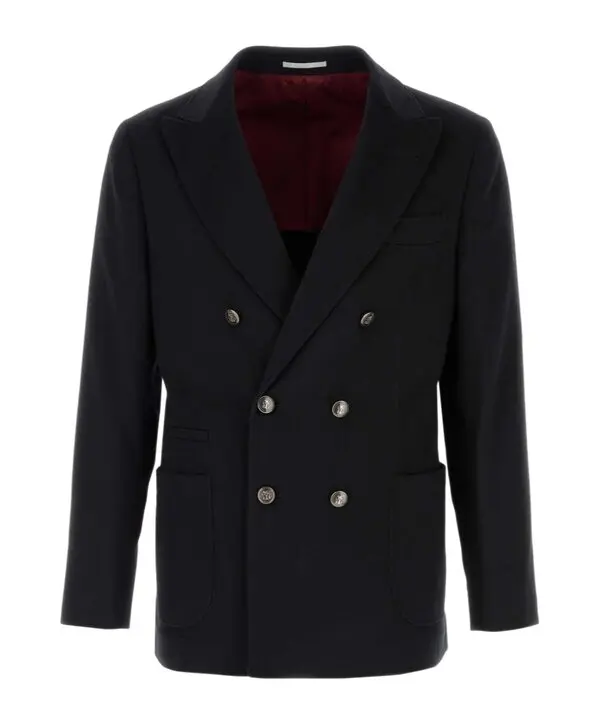 Brunello Cucinelli Double-breasted Blazer - Black