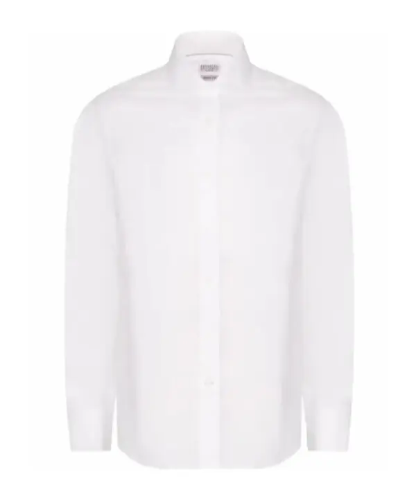 Brunello Cucinelli Long Sleeve Shirt - White