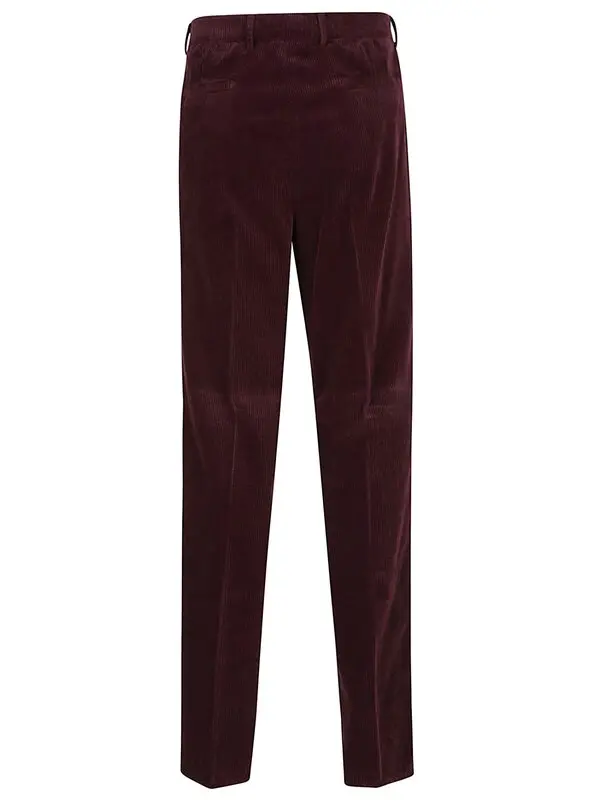 Brunello Cucinelli Corduroy Tapered Leg Trousers - Black
