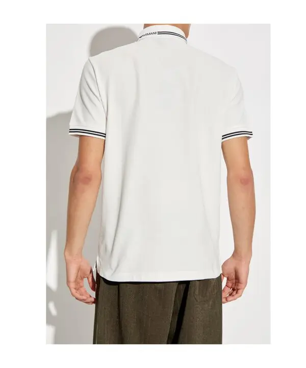 Emporio Armani Striped Edge Polo Shirt