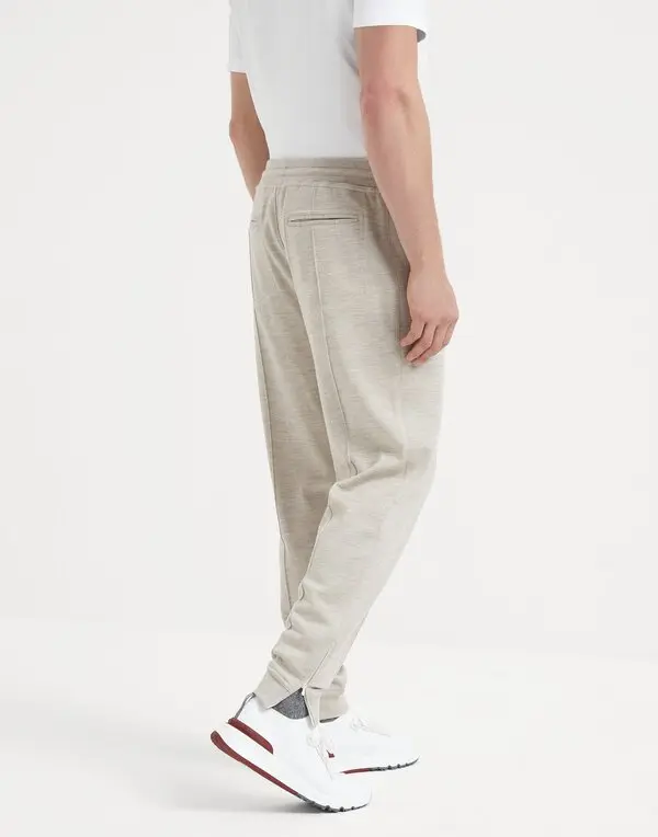 Brunello Cucinelli Drawstring Straight-leg Trousers