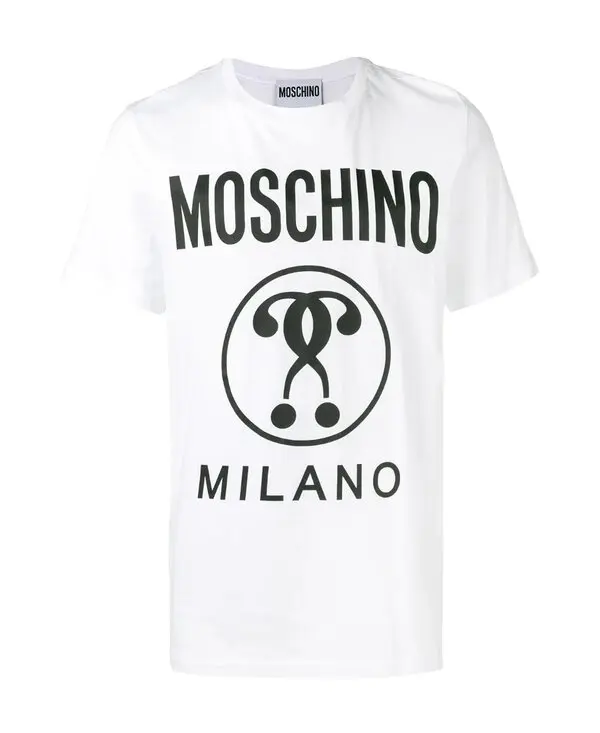 Moschino Logo Print T-shirt - White