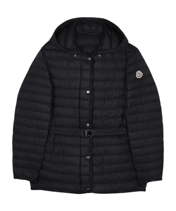 Moncler Logo Patch Padded Jacket - Black