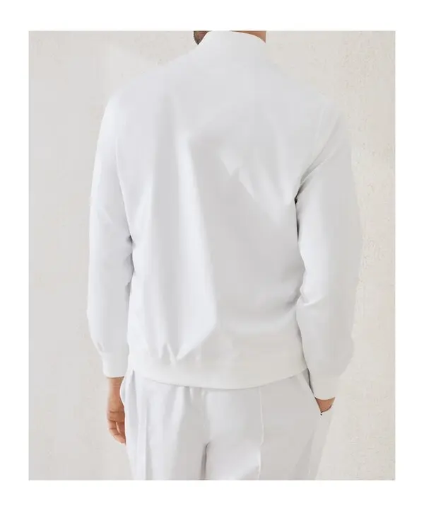 Brunello Cucinelli Logo Printed Zipped Sweatshirt