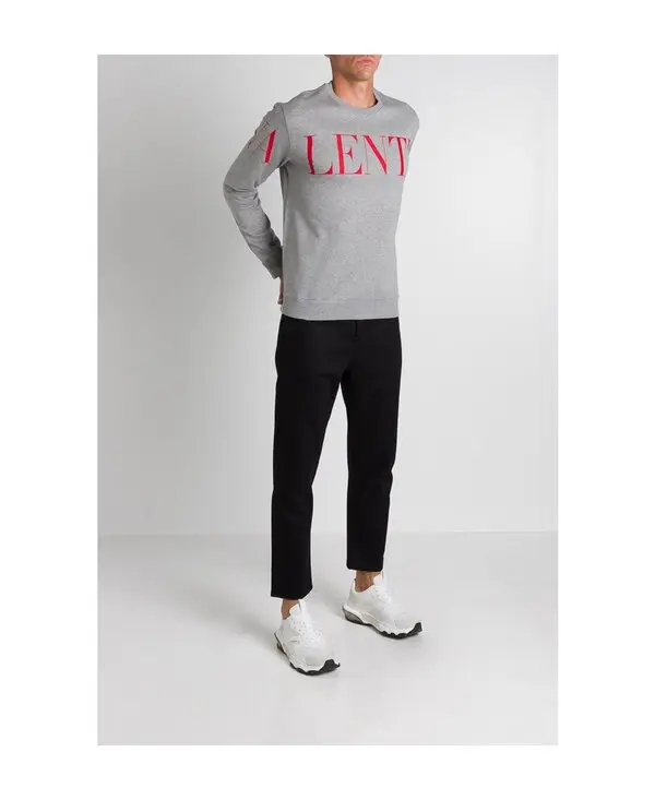 Valentino Garavani Logo-print Crewneck Sweatshirt