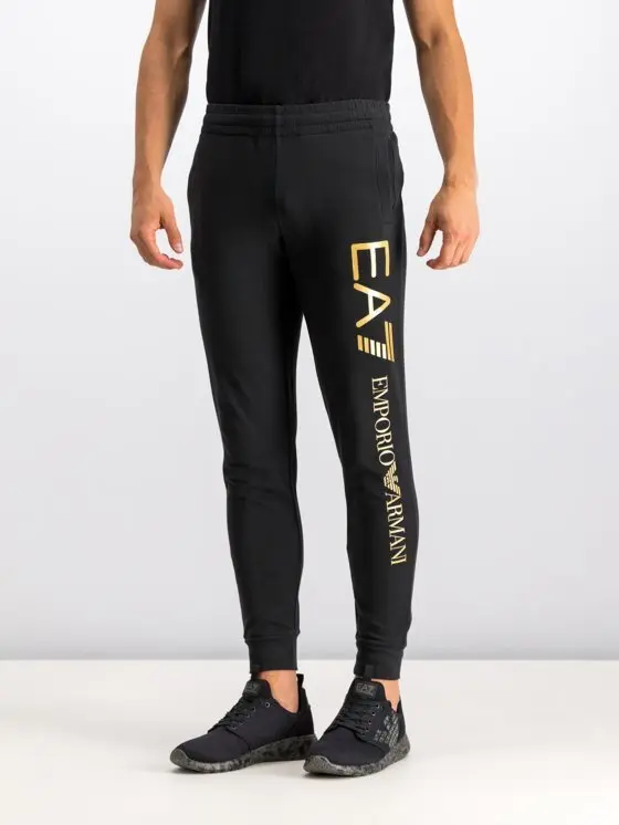 Emporio Armani Logo-print Cotton Track Trousers