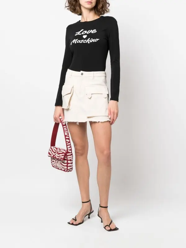 Moschino Detail Long Sleeve T-shirt