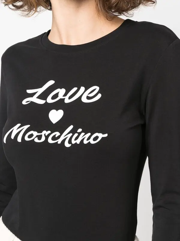 Moschino Detail Long Sleeve T-shirt