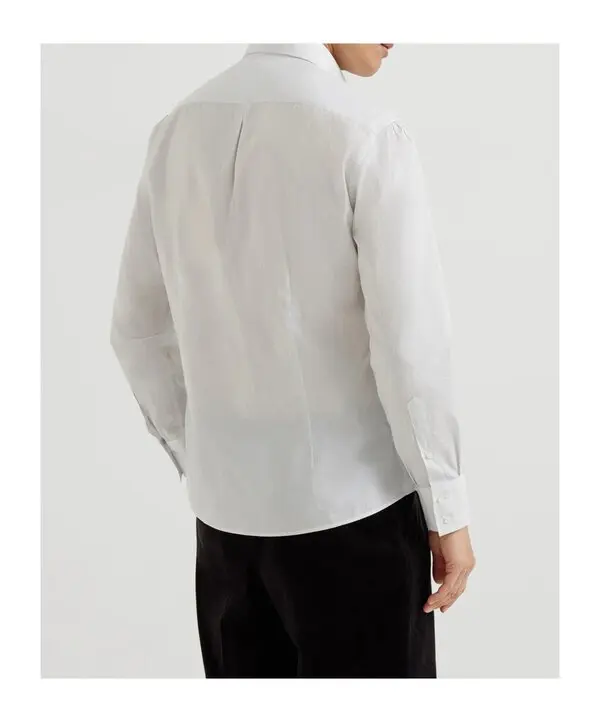 Brunello Cucinelli Striped Poplin Shirt