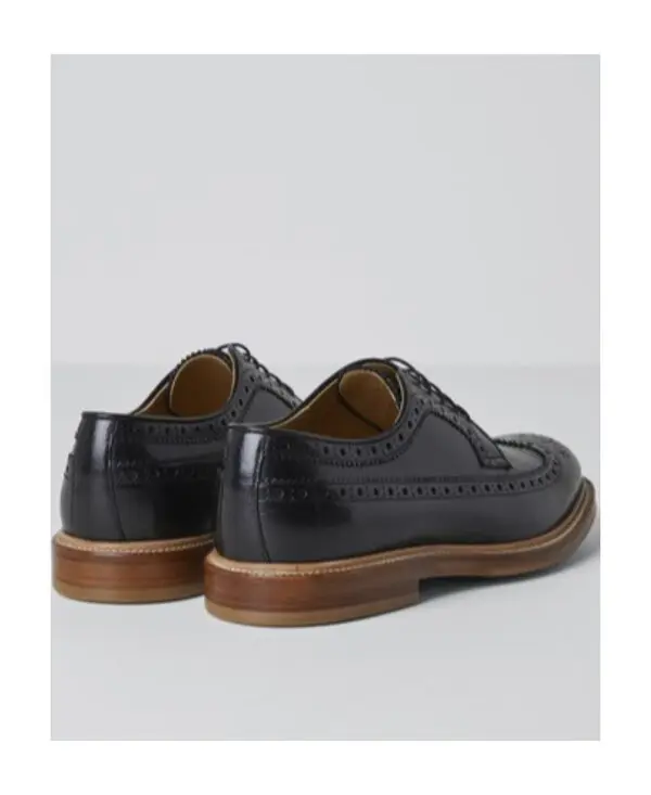 Brunello Cucinelli Lace-up Leather Brogues