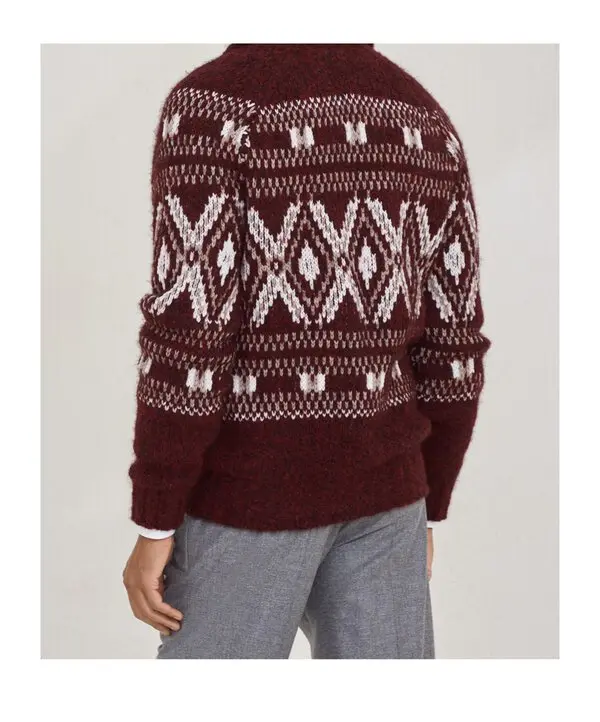 Brunello Cucinelli Patterned Shawl-collar Cardigan