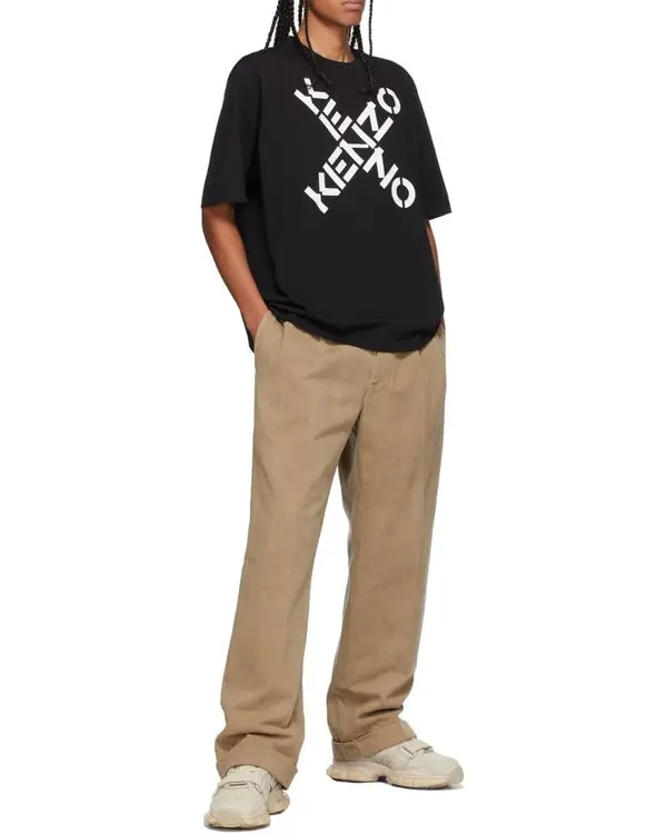 Kenzo Crossed Logo Crew-neck T-shirt