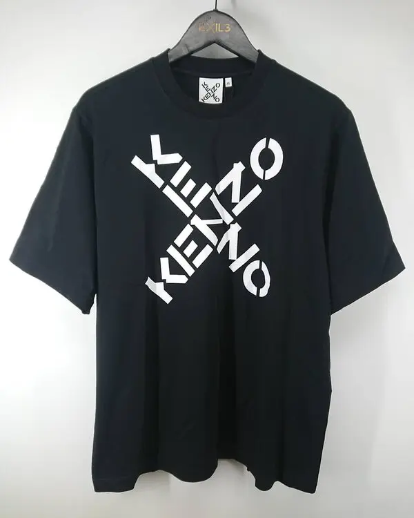 Kenzo Crossed Logo Crew-neck T-shirt