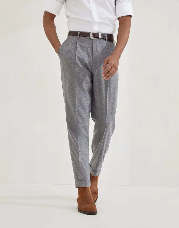 Brunello Cucinelli Flannel Trousers