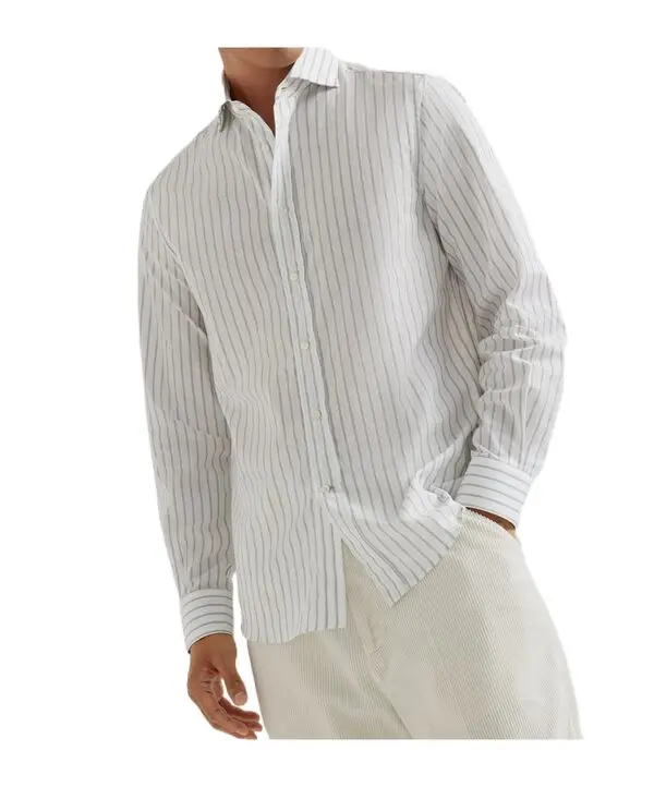 Brunello Cucinelli Striped Button-up Shirt