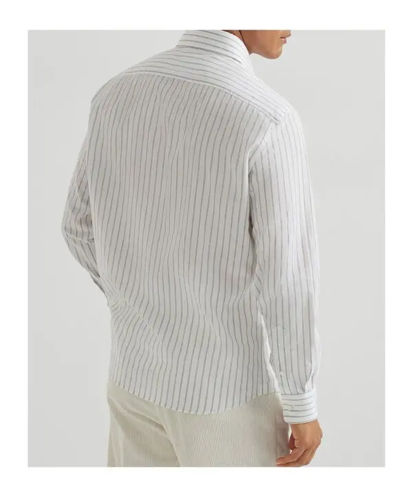 Brunello Cucinelli Striped Button-up Shirt
