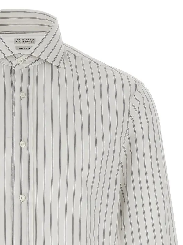 Brunello Cucinelli Striped Button-up Shirt