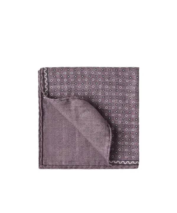 Brunello Cucinelli Silk Pocket Square - Gray