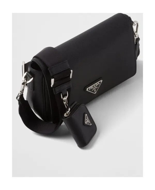 Prada Saffiano Leather Shoulder Bag