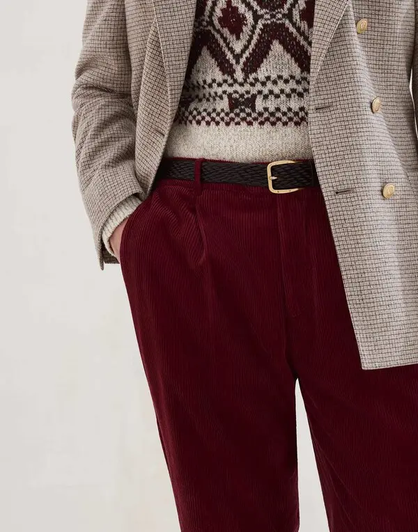 Brunello Cucinelli Pleated Tapered Trousers