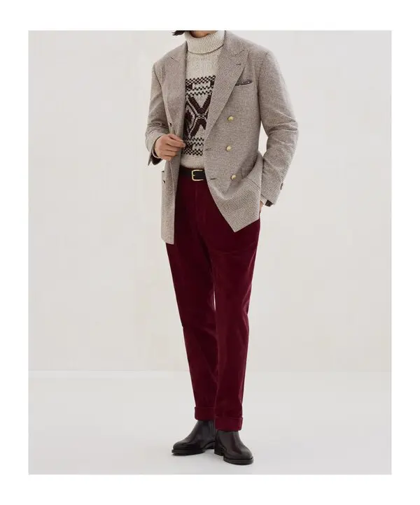 Brunello Cucinelli Pleated Tapered Trousers