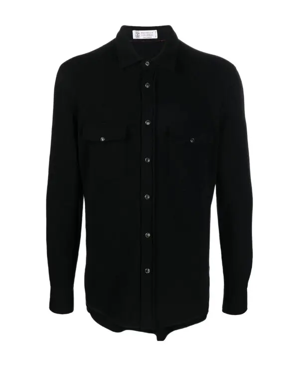 Brunello Cucinelli Shirt-style Cardigan - Black