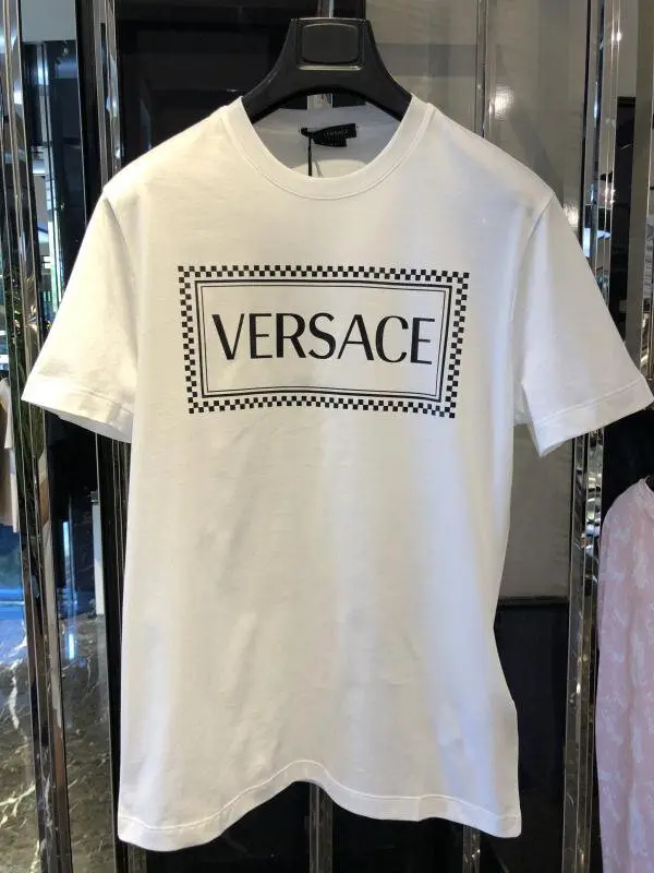 Versace Logo-print Crew Neck T-shirt