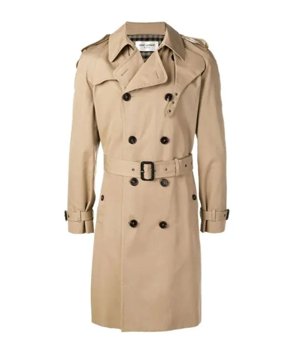 Saint Laurent Belted Trench Coat
