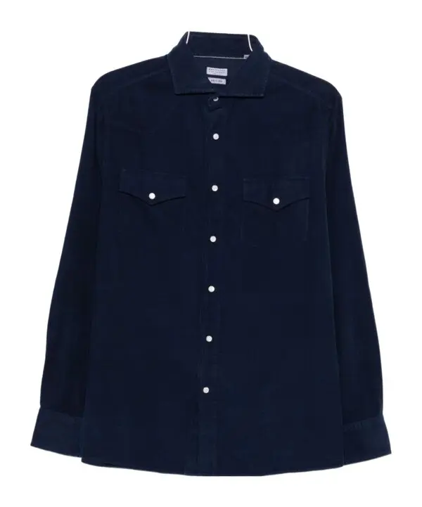 Brunello Cucinelli Long Sleeved Button-up Shirt