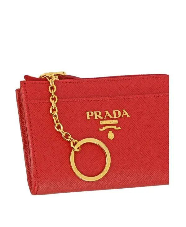 Prada Saffiano Leather Keychain