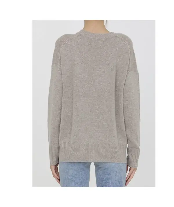 ALLUDE Drop-shoulder Cashmere Jumper