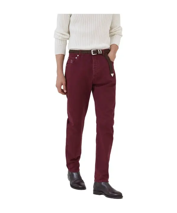 Brunello Cucinelli Logo-patch Jeans