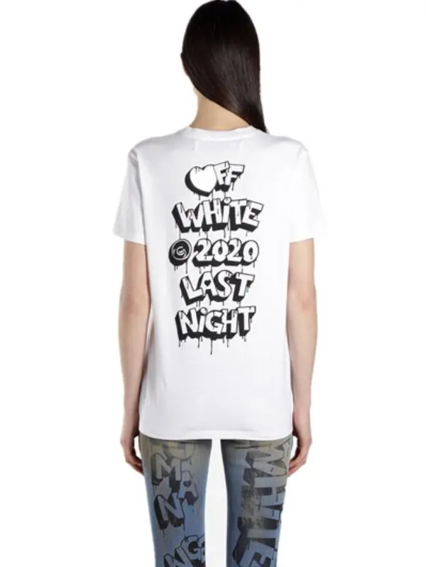 Off-White Letter Printed T-shirt