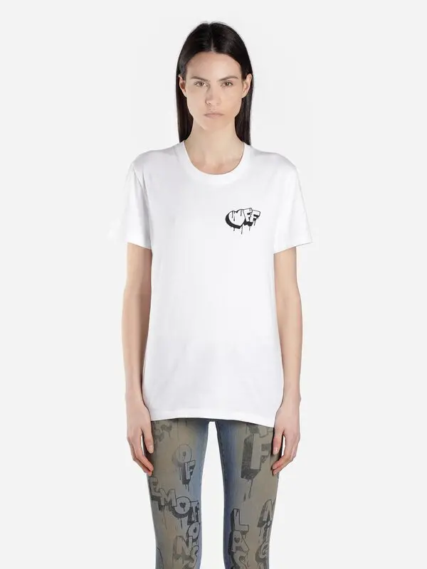 Off-White Letter Printed T-shirt