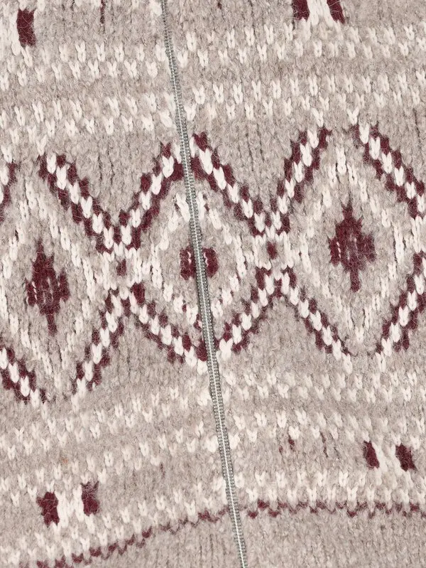 Brunello Cucinelli High Neck Zip-up Cardigan