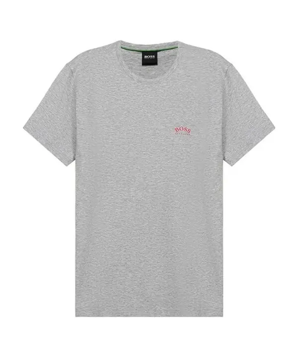 Hugo Boss Logo Printed T-shirt - Gray