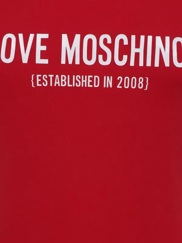 Moschino Print Cotton T-shirt