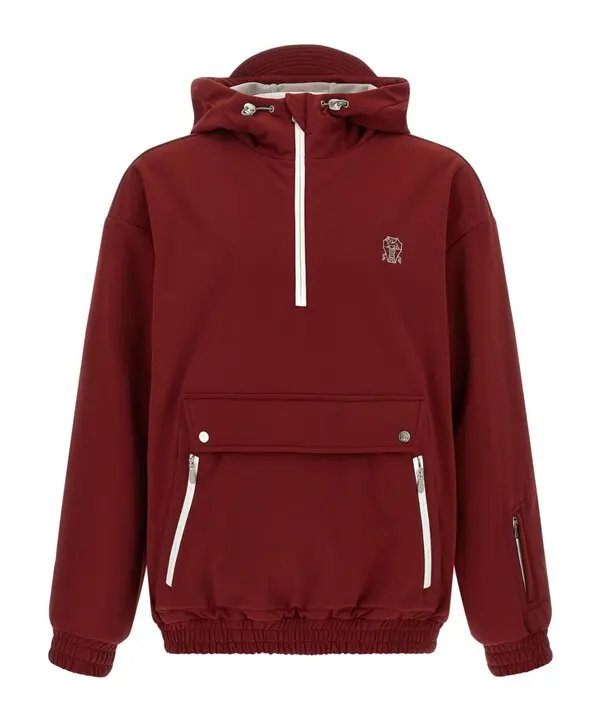 Brunello Cucinelli Drawstring Hooded Jacket
