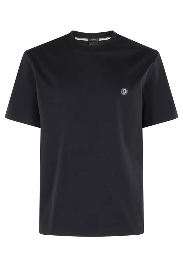 Hugo Boss Double B-monogram Crewneck T-shirt - Black