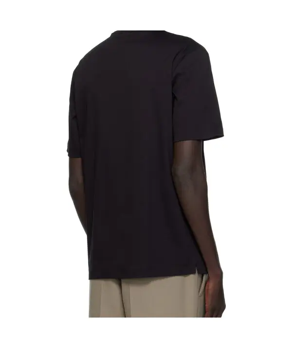 Hugo Boss Double B-monogram Crewneck T-shirt - Black