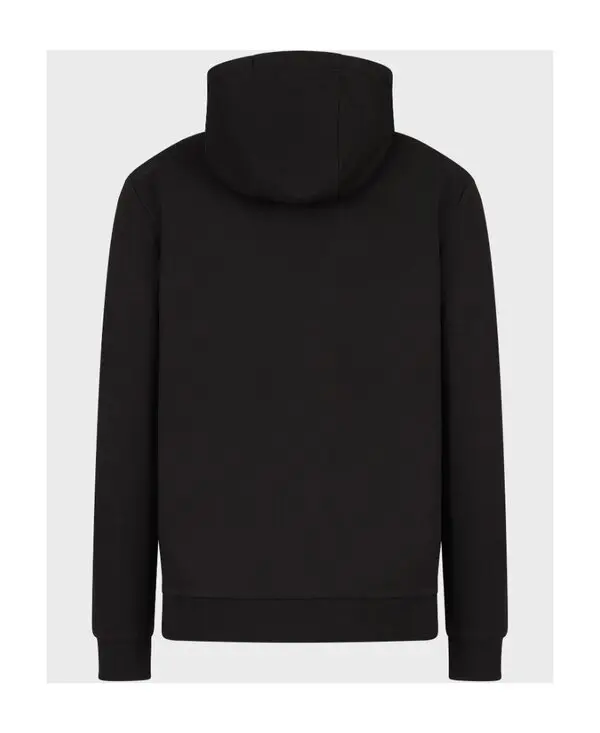 EA7 Logo Zip-up Hooded Jacket