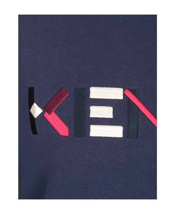 Kenzo Embroidered Logo Crew Neck Sweatshirt