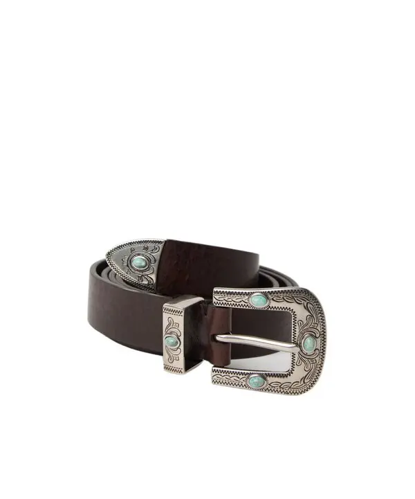 Brunello Cucinelli Bead-detailed Buckle Belt