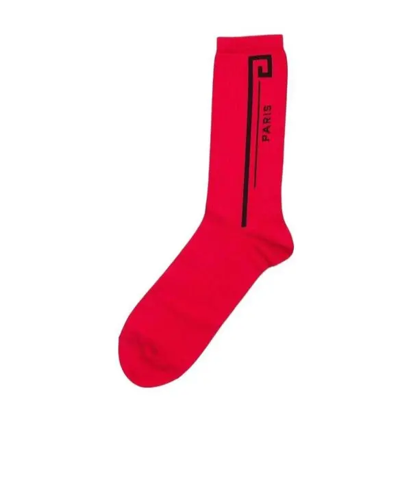 Givenchy Logo Knitted Socks - Red