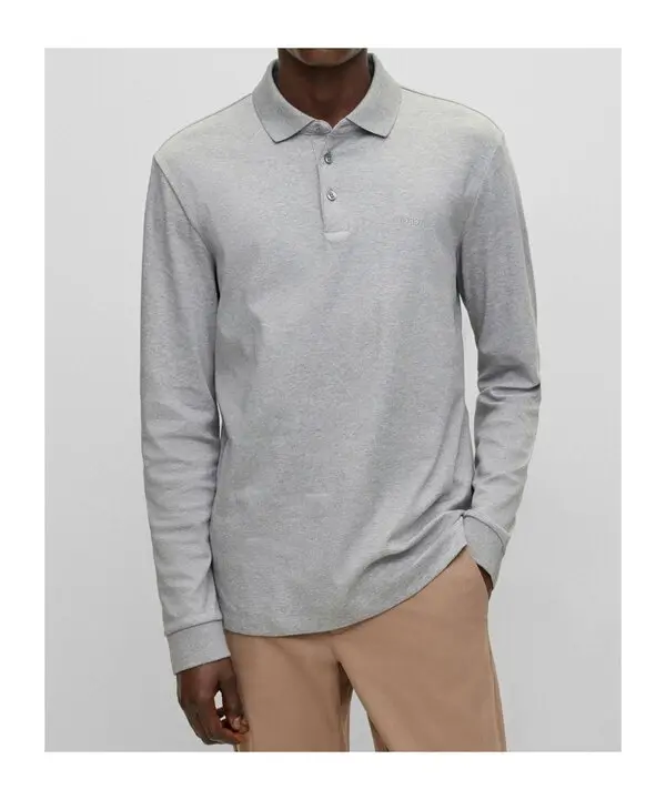 Hugo Boss Logo Embroidered Polo Shirt