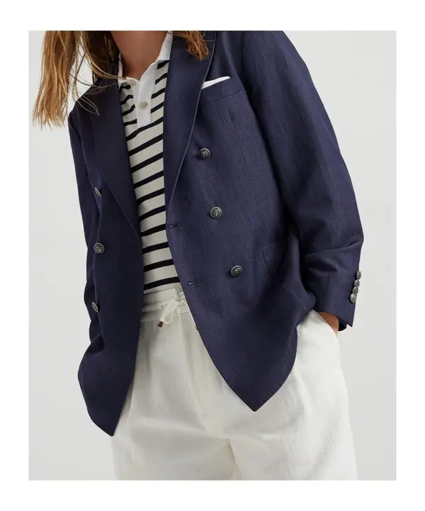 Brunello Cucinelli Double Breasted Blazer