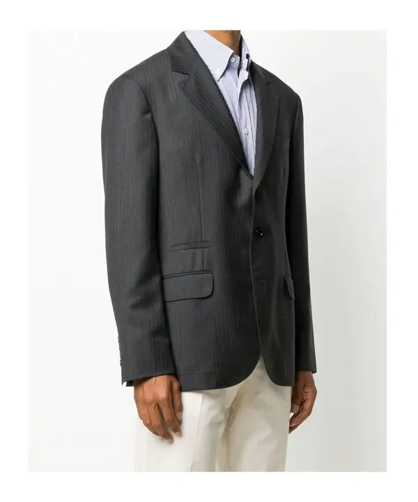 Brunello Cucinelli Single-breasted Virgin Wool Blazer