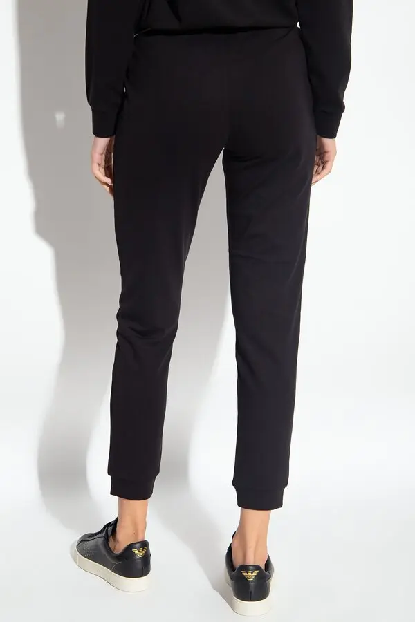EA7 Logo Printed Drawstring Pants